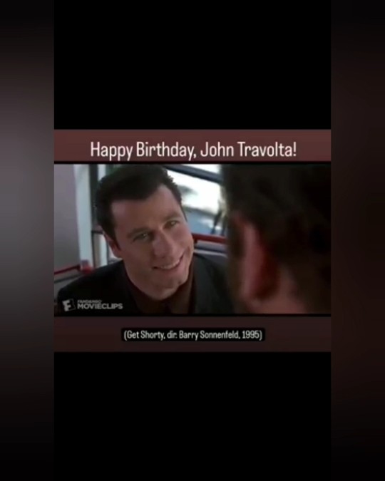 HBD, John Travolta! #shorts #birthday #johntravolta #getshorty #movie # ...