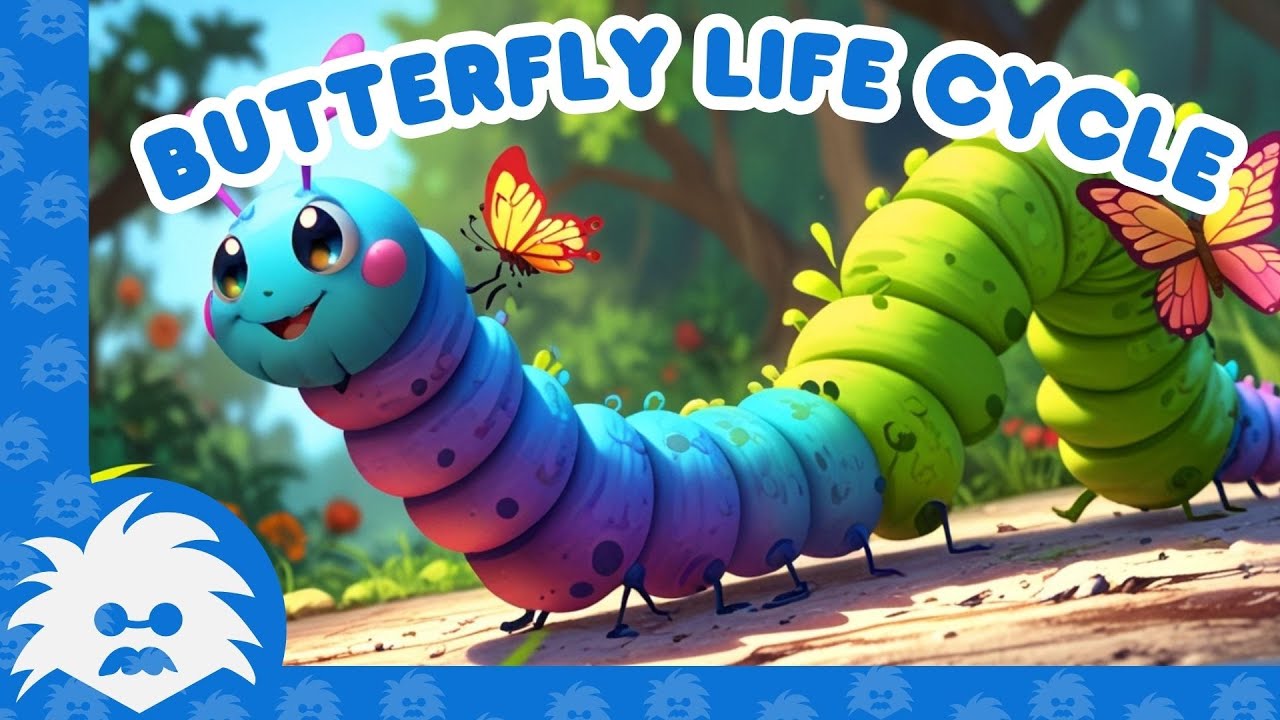 Butterfly Life Cycle Song for Preschoolers - Butterfly Metamorphosis ...