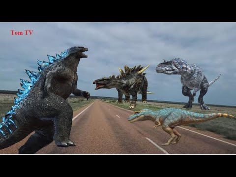 Tom TV | Khủng long đại chiến Godzilla ngoài đời thực p183 | Dinosuars ...