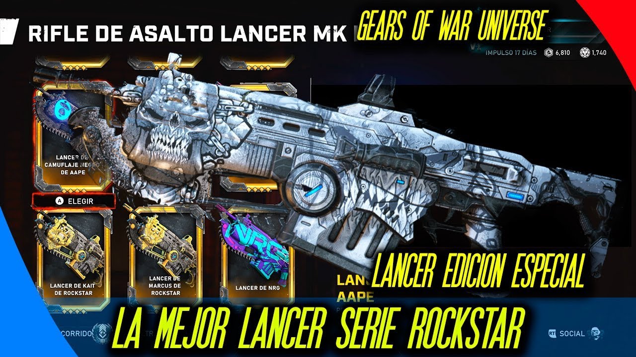 Gears 5 : La Mejor Lancer Edicion Especial de la Serie Rockstar - YouTube