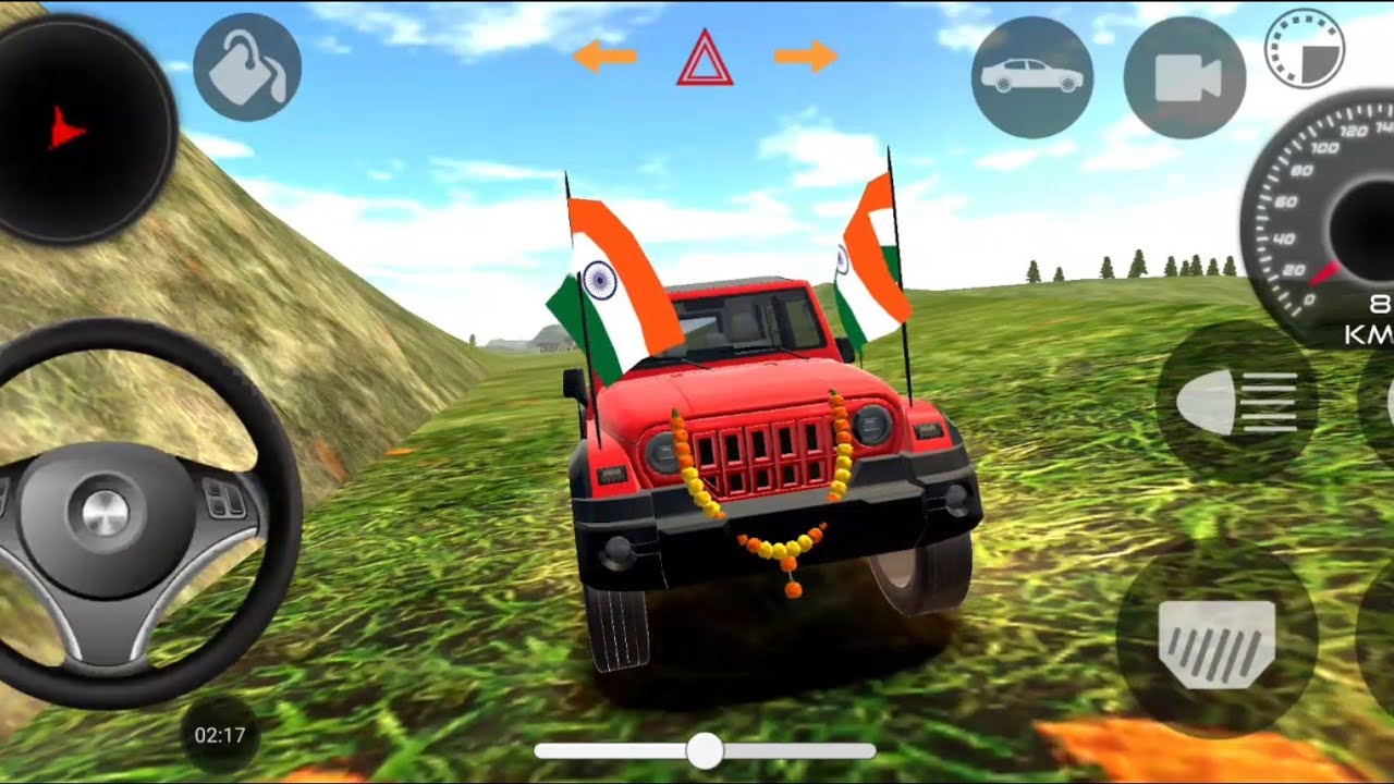 car wala game | gadi wala game | dollar song modified mahindra thar 🔥😈 ...