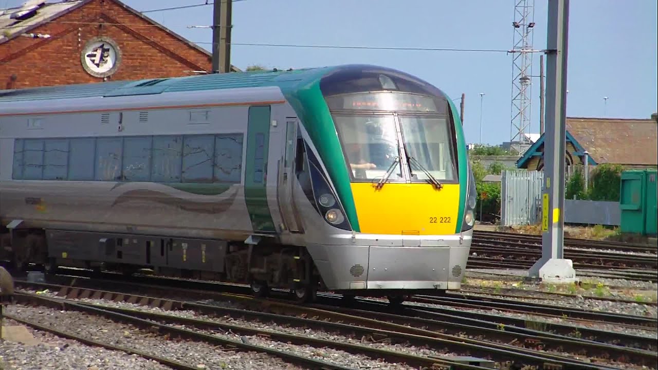 22000 Class Intercity DMU number 22222 - Connolly Station - YouTube