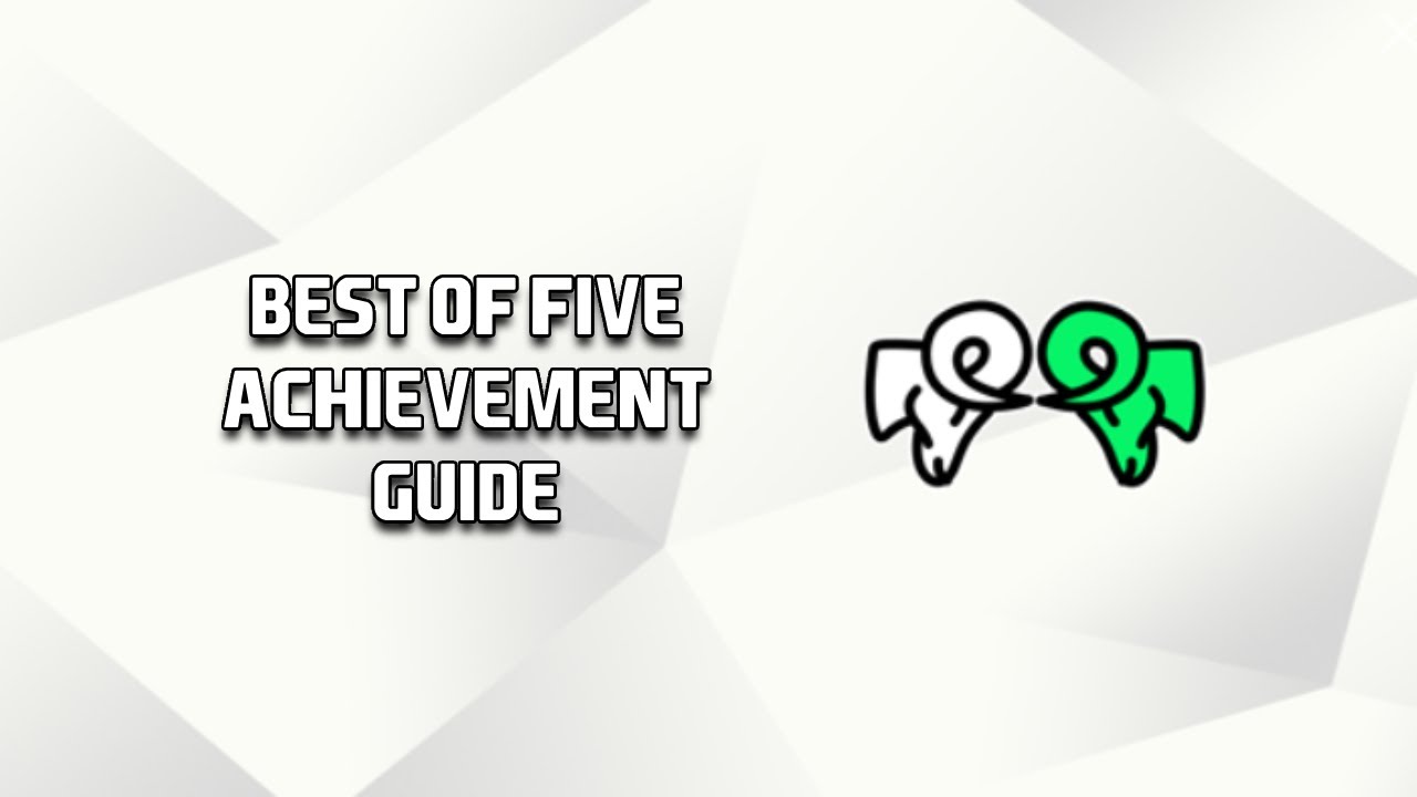 FC 25 Best Of Five Achievement/Trophy Guide - YouTube