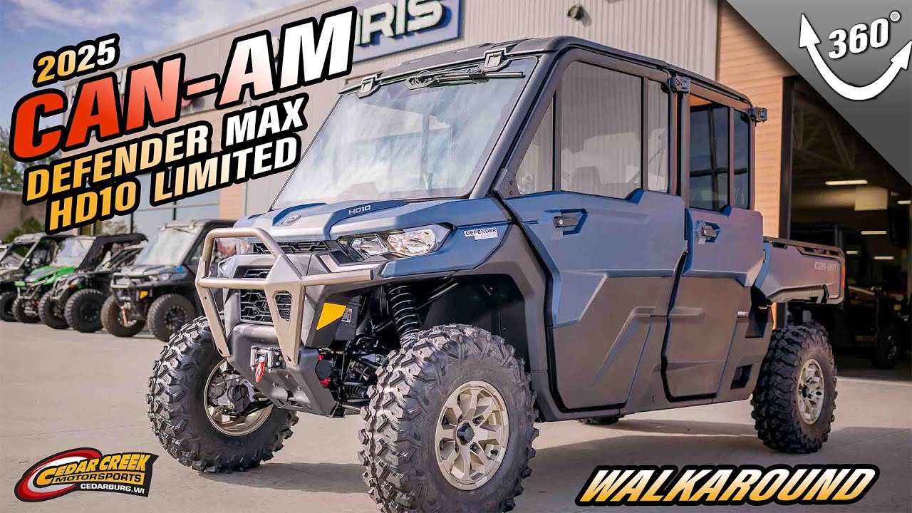 Walkaround | 2025 Can-Am® Defender MAX Limited HD10 - YouTube