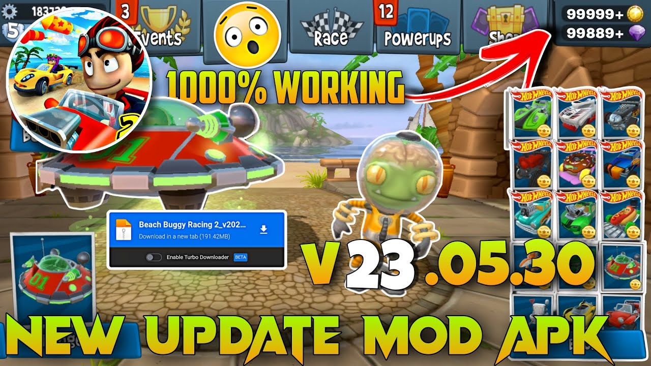beach buggy racing 2 mod apk | bb racing 2 mod apk latest version v2023 ...