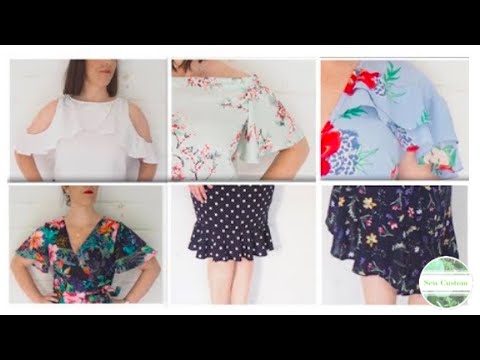 How I create a flounce Pattern - YouTube