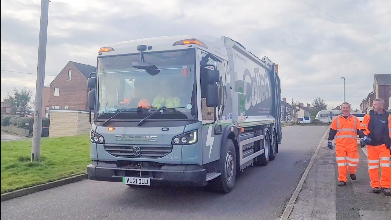 Ecollect Pt2! Fully Electric Dennis Elite 6 Bin lorry + UBM, on General ...