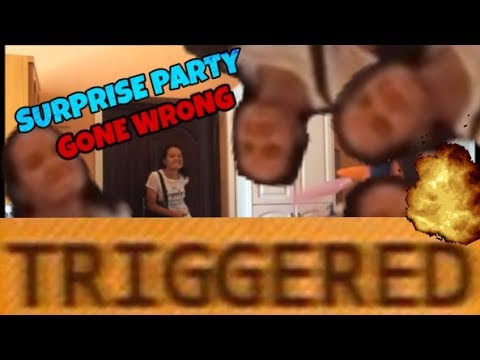 surprise party gone WRONG! - YouTube