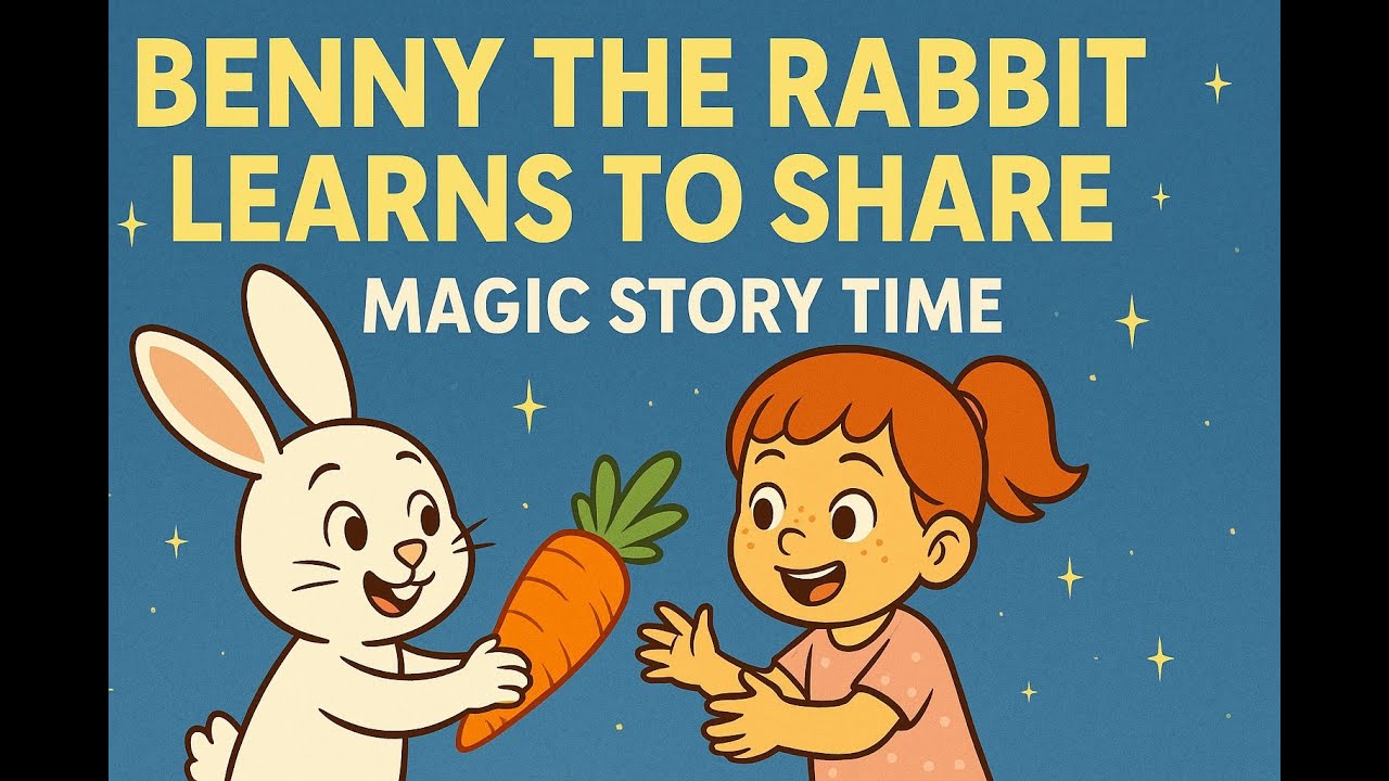 Benny the Rabbit Learns to Share | Magic Story Time 🐰 - YouTube