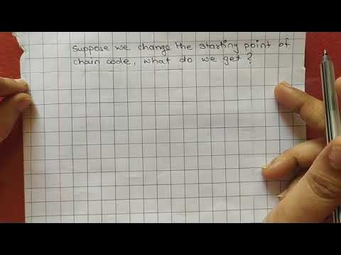 Chain codes-First Difference, Shape Number & Order - YouTube