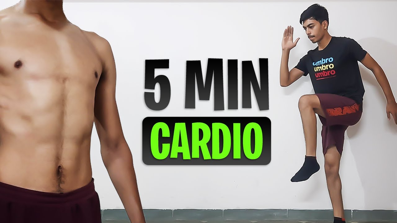 5 Min CARDIO Workout at Home | Beginner Level | Follow Along - YouTube