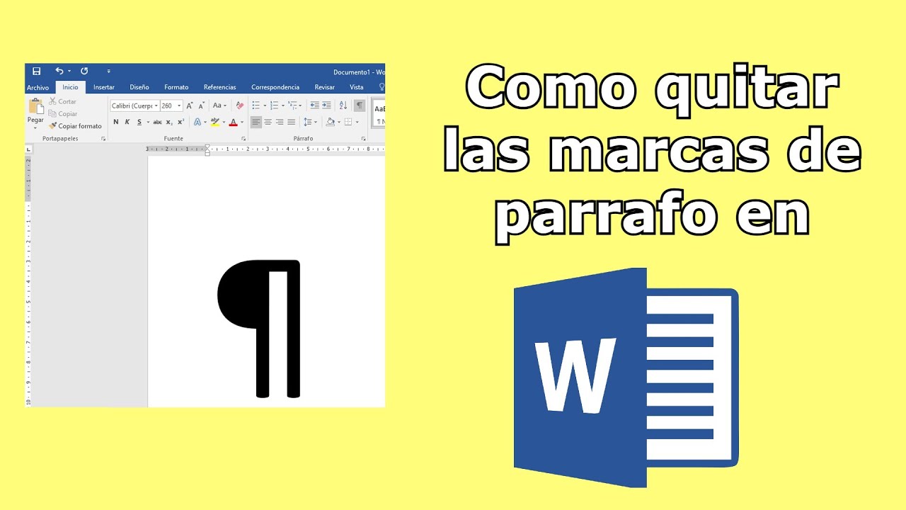 Cómo quitar las marcas de párrafos | Símbolos raros | Mostrar todo en ...