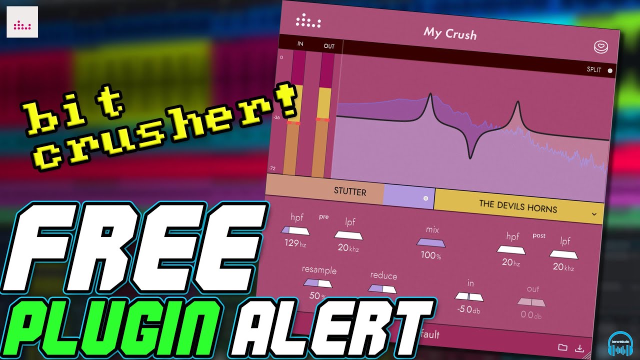 FREE PLUGIN ALERT - denise MY CRUSH (bit crusher) 👾 - YouTube