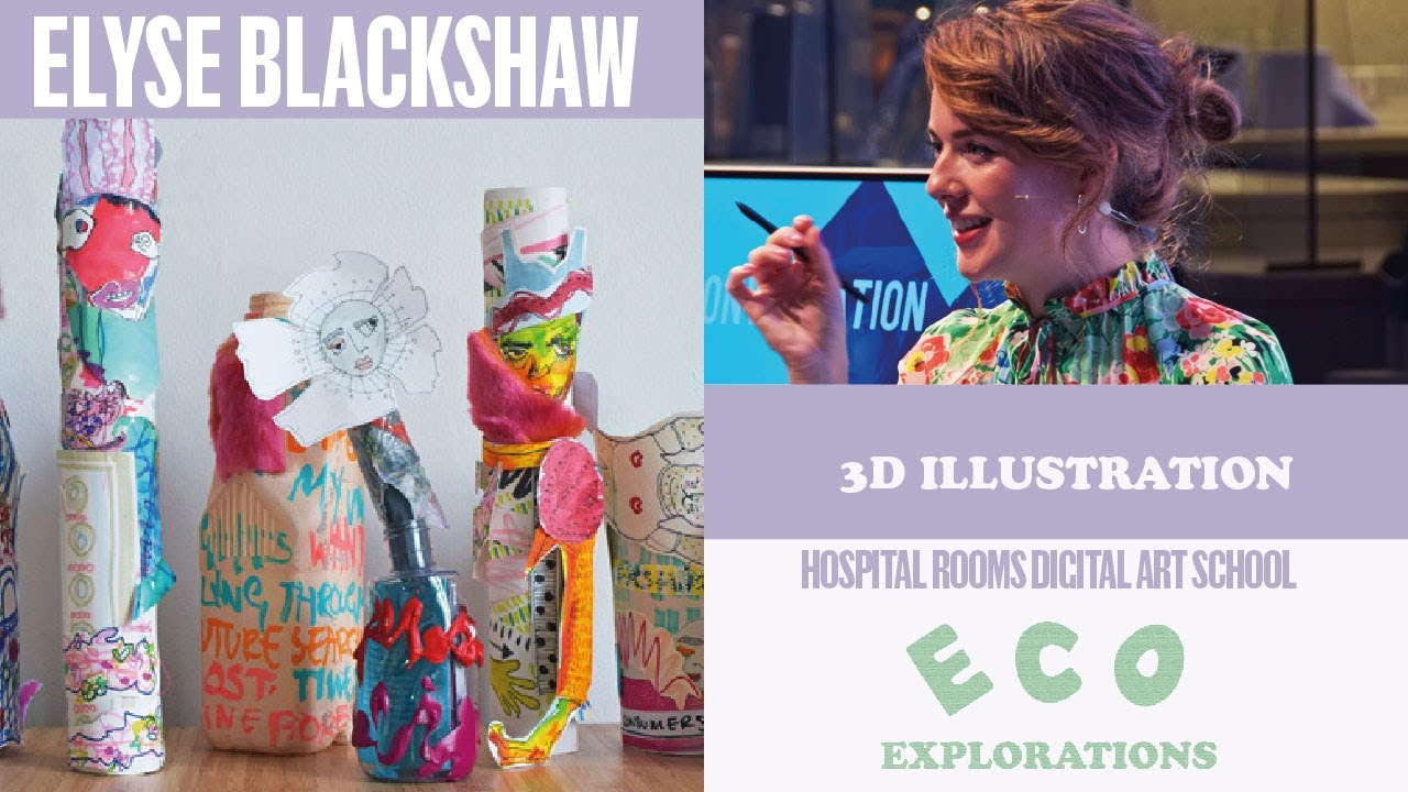 Live: 3D Illustration with Elyse Blackshaw l Hospital Rooms Digital Art ...