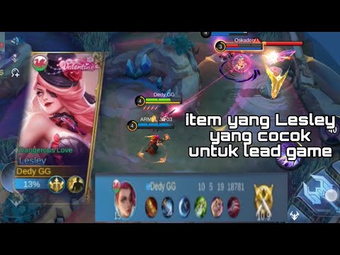 ITEM LESLEY YANG SANGAT SAKIT UNTUK LEAD GAME - YouTube