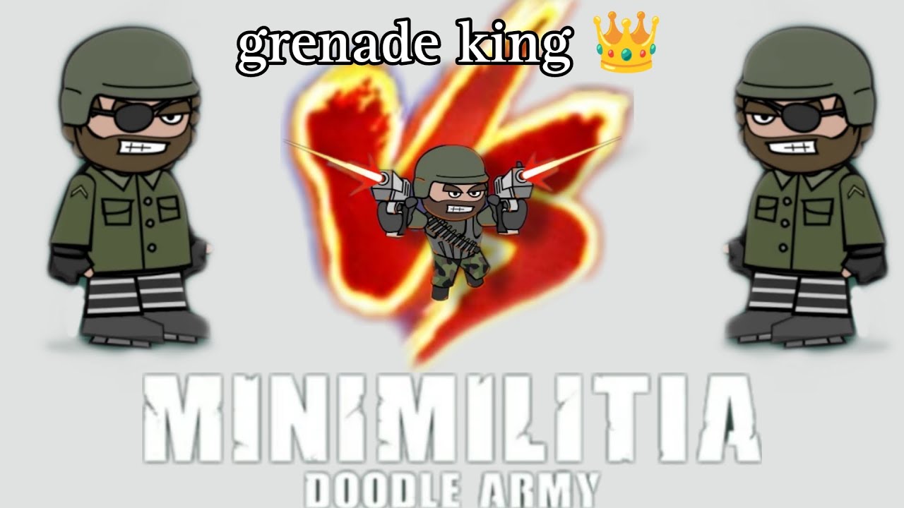 grenade king in mini militia || crow gaming - YouTube