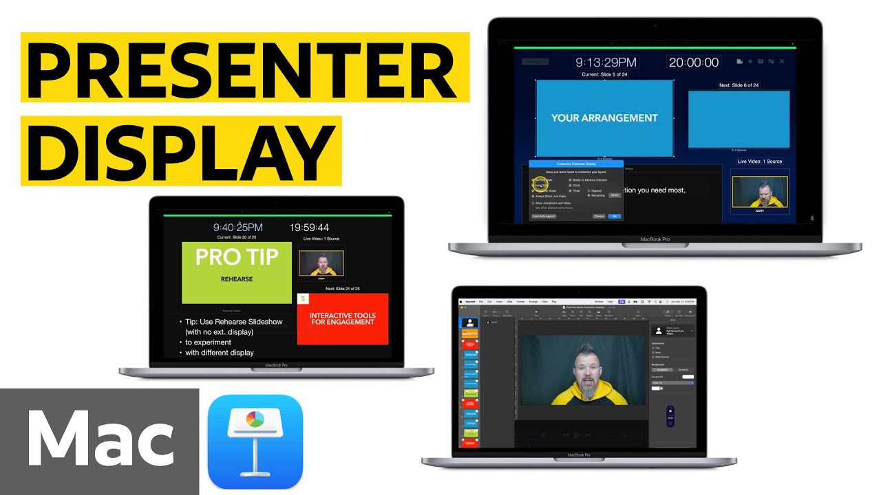 How Do I Use Presenter Display in Keynote on Mac? - YouTube