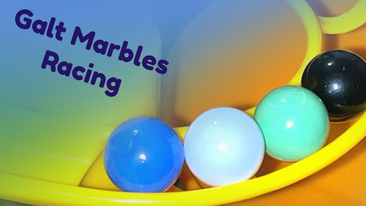 Race with GALT MARBLES - YouTube