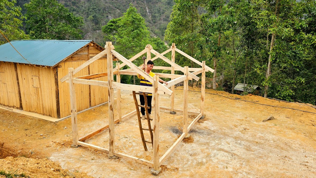 Kitchen project: Design and build - With my own hands | Wooden house ...