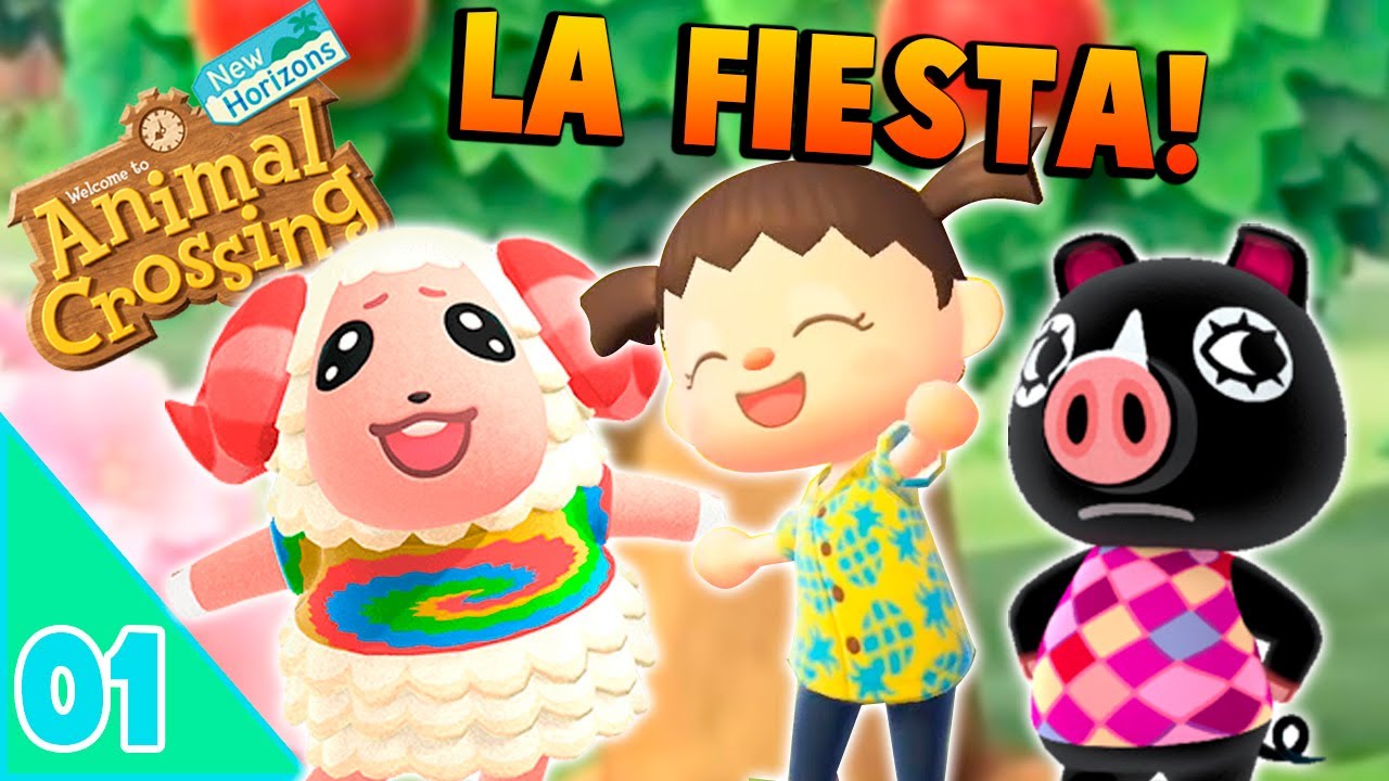 🏝️ FIESTA DE INAUGURACIÓN EN MI ISLA! - ANIMAL CROSSING NEW HORIZONS ...