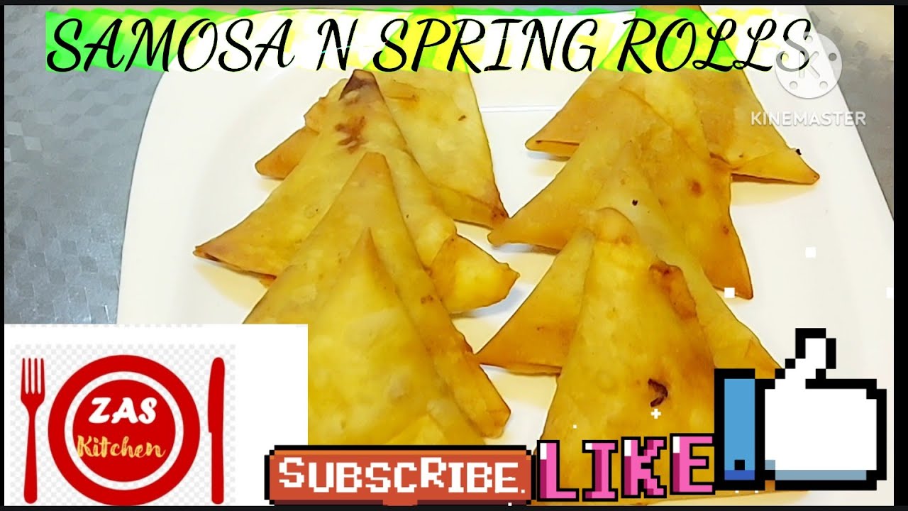 |CHEEZY CHICKEN SAMOSA N SPRING ROLLS|EASY YUMMIEST😋 DELICIOUS CHICKEN ...