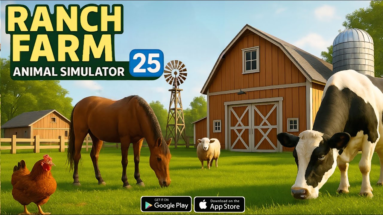 Ranch Farm Animal Simulator 25 (Early Access) Android Gameplay - YouTube