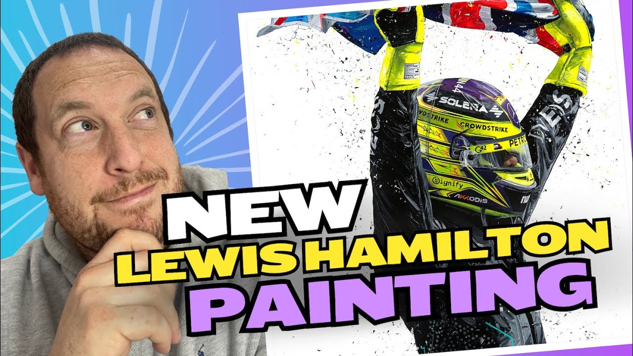 Lewis Hamilton 2024 British Grand Prix Artwork Creation - Part 3 ...