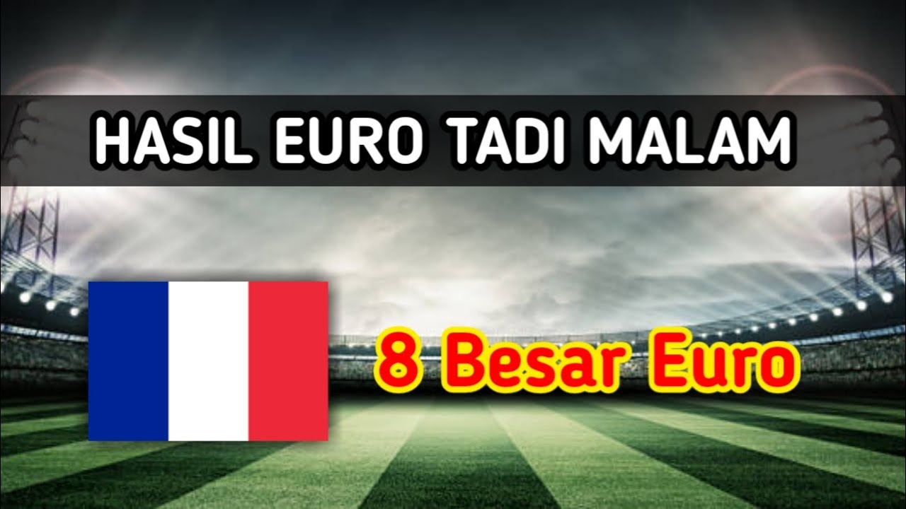 Hasil EURO 2021 (2020) Tadi Malam - YouTube