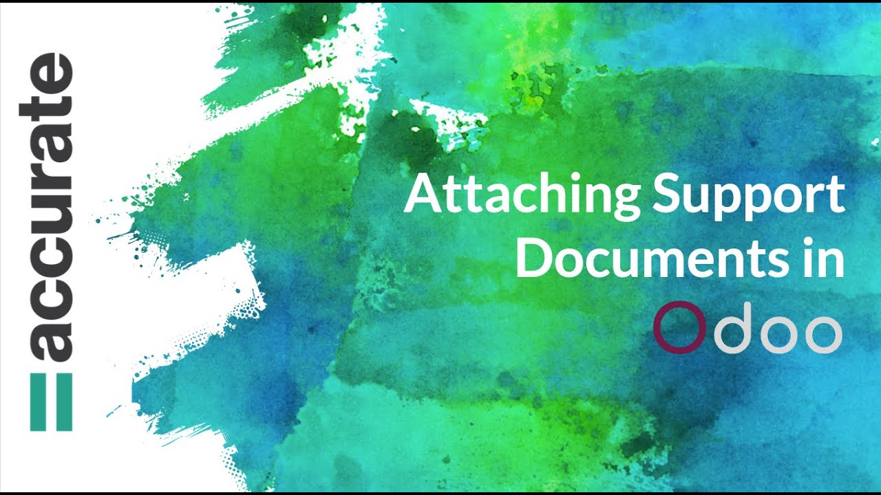 Attaching Support Documents in Odoo | Odoo Saudi User Training Tutorial | GCC edition - YouTube