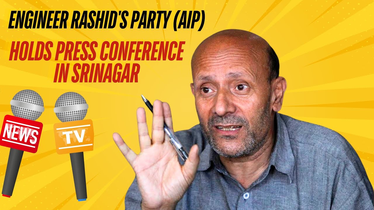 Engineer Rashid's AIP Holds Press Conference - YouTube