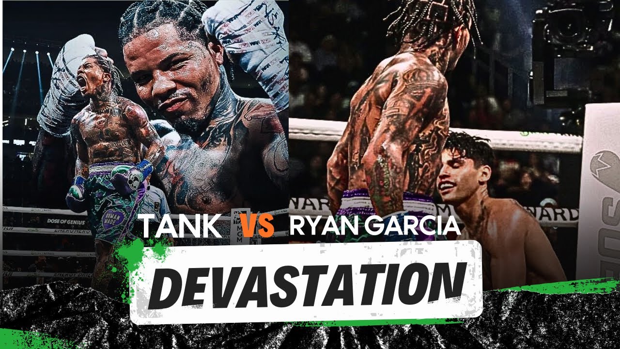 KARMIC LIVER STRIKE - GERVONTA (TANK) USA VS RYAN GARCIA USA HIGHLIGHT ...