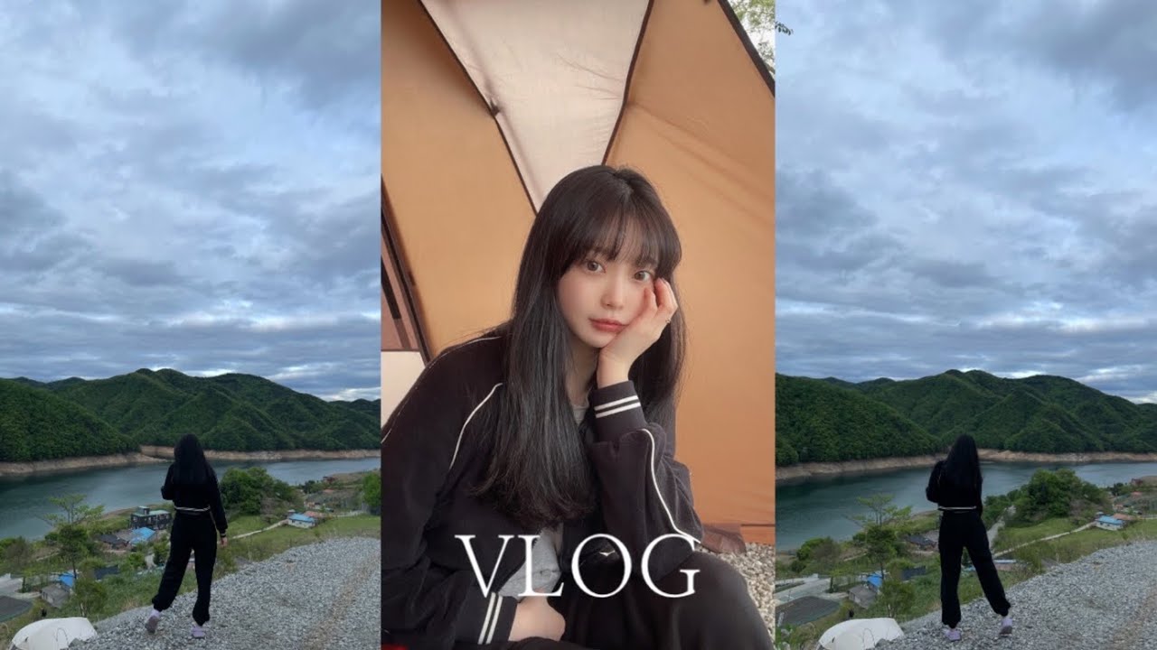 Vlog 캠핑 브이로그🏕 퀸스타운캠핑장 충북 캠핑장 호수뷰 캠핑장 캠린이 코베아 네스트2 콜맨 체어 캠핑요리 토마호크 계란야채토스트 수육 2박3일