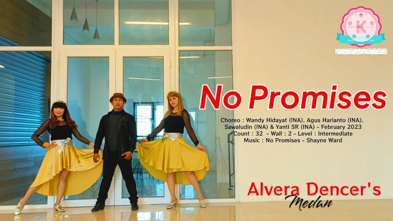 No Promises Line Dance - Alvera Dancers - YouTube