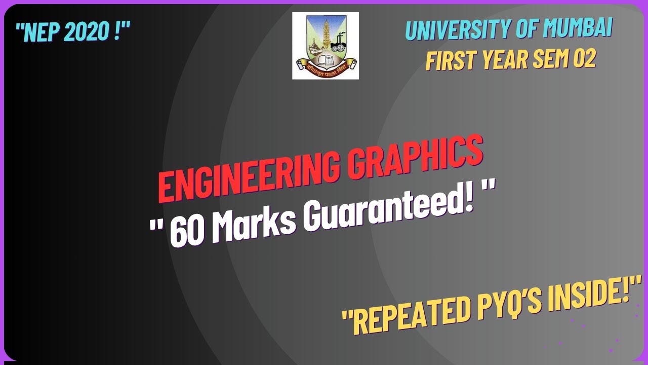 🔥 Mumbai University Engineering Graphics Paper Pattern 2025 📚 | 60 ...