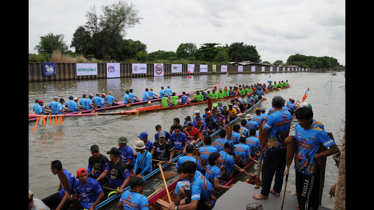 Longtail Boat contest in Bangkok - YouTube
