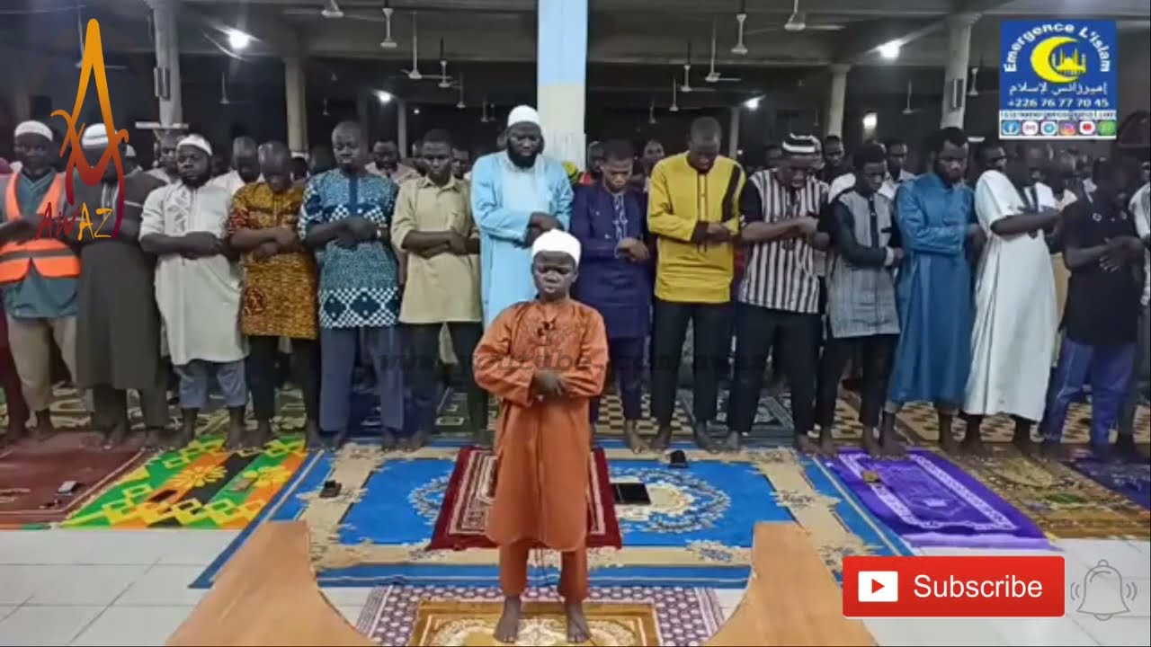 A Young Boy lead Isha Prayer | Beautiful Voice Heart Touching Quran ...