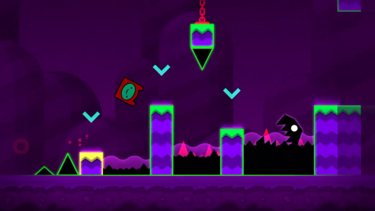 Geometry dash world dashlands 1-5 - Payload - YouTube