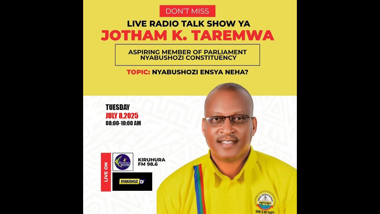 ONE ON ONE WITH HON.JOTHAM TAREMWA THE ASPIRING MEMBER OF PARLIAMENT ...