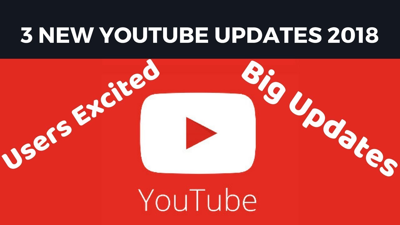 3 New YouTube Updates 2018 Must See... - YouTube