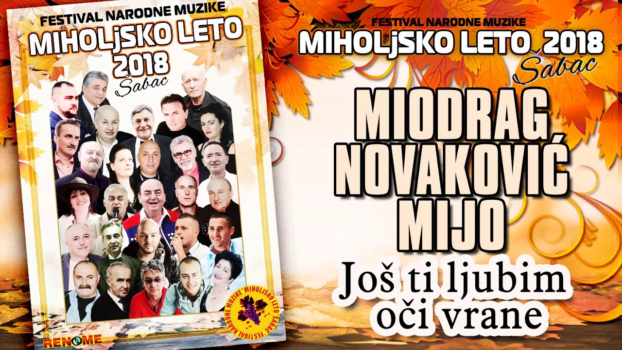 Miodrag Novakovic Mijo - Jos ti ljubim oci vrane (Audio 2018) - YouTube