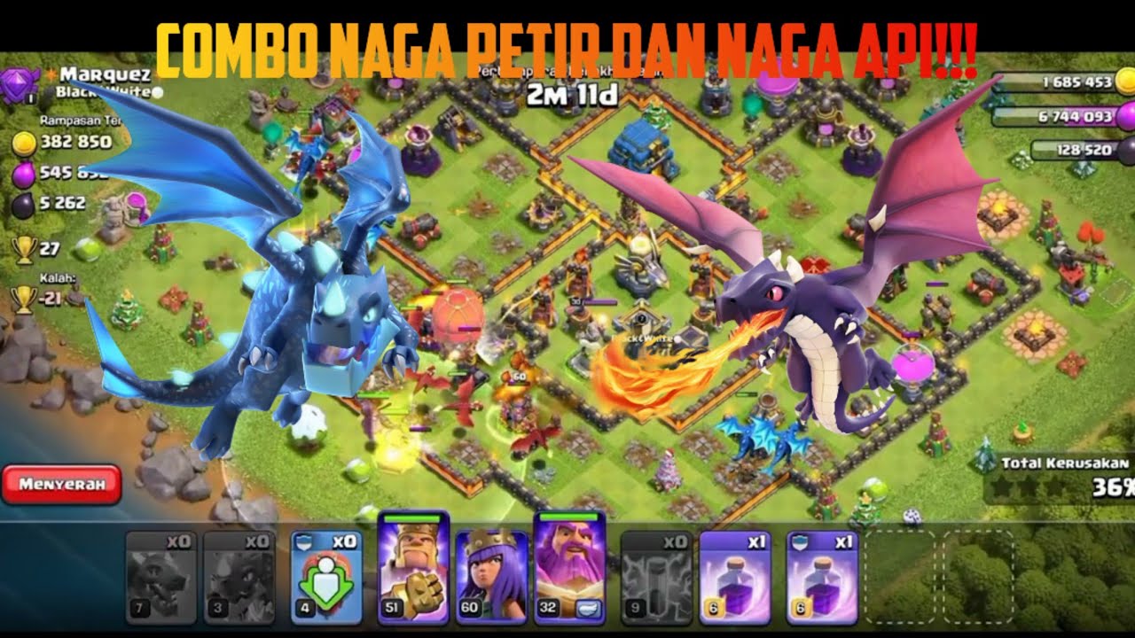 combo naga petir dan naga api!!! - YouTube