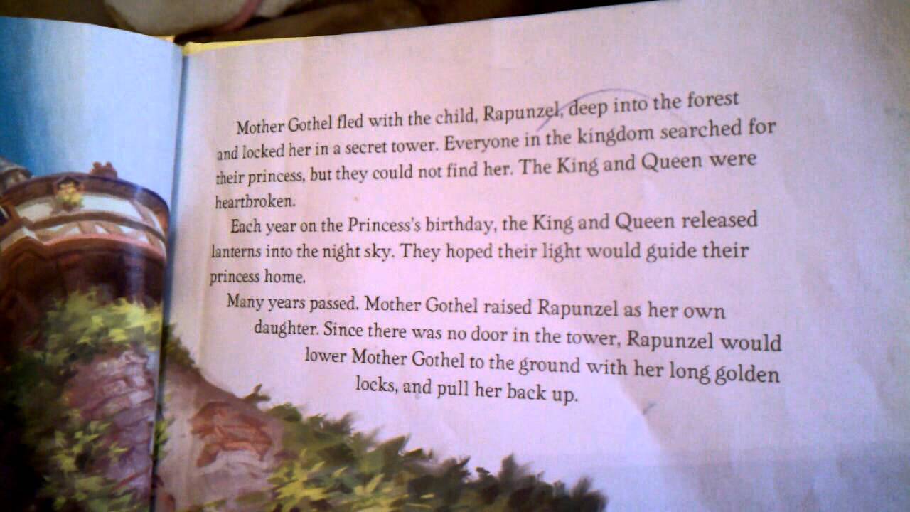 Rachel reading Rapunzel - YouTube