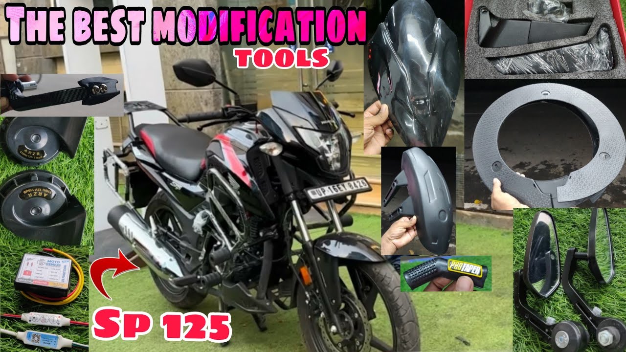 Honda sp125 full modification | Top 10 best accessories for sp125 ...