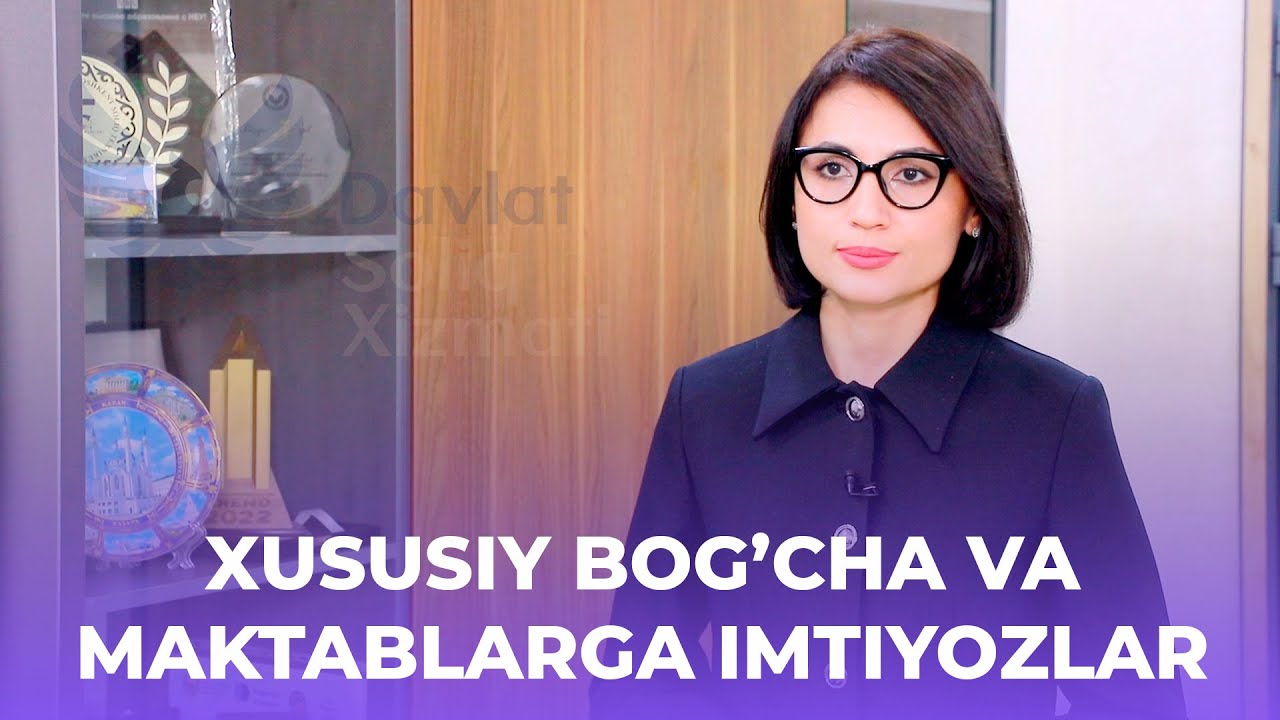 Nodavlat taʼlim muassasalari uchun berilgan imtiyozlar muddati ...