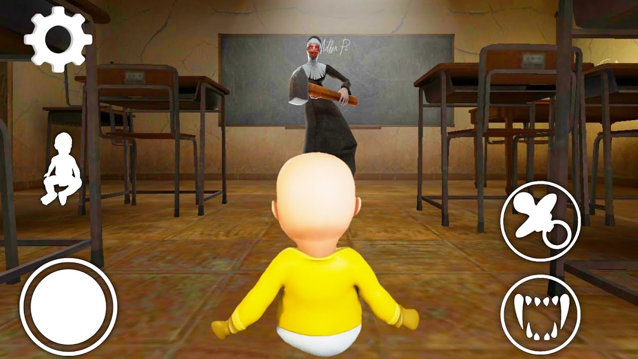 Playing As “The Baby In Yellow” & Punishing Sister Madeline In Evil Nun ...