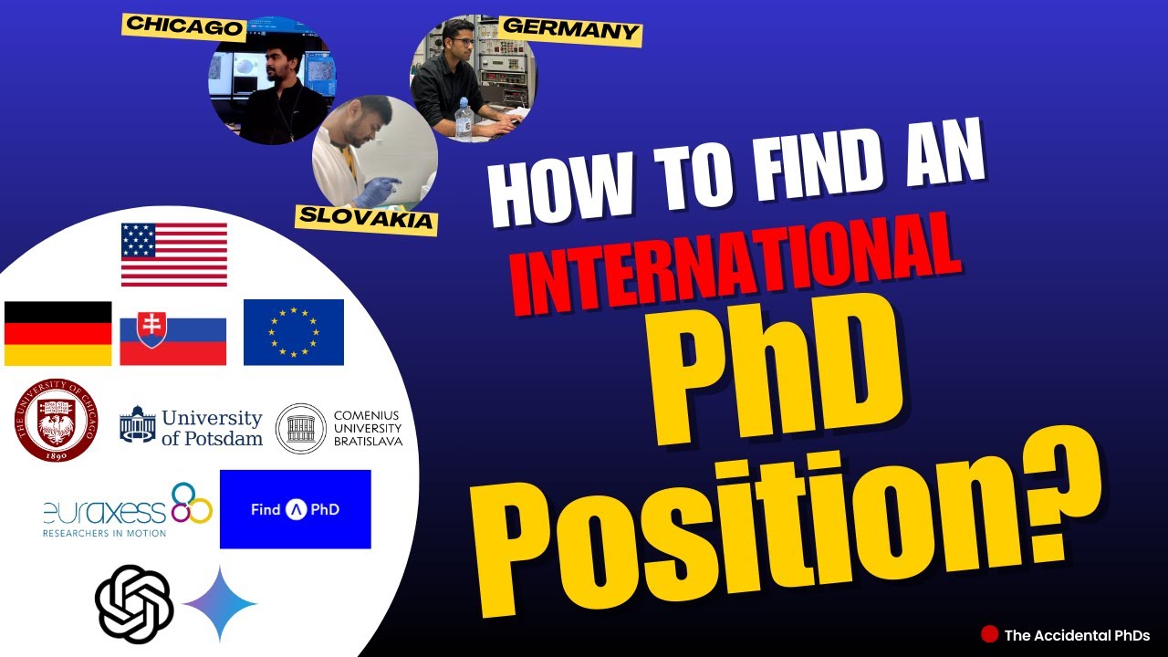 How to find an International PhD position? - YouTube