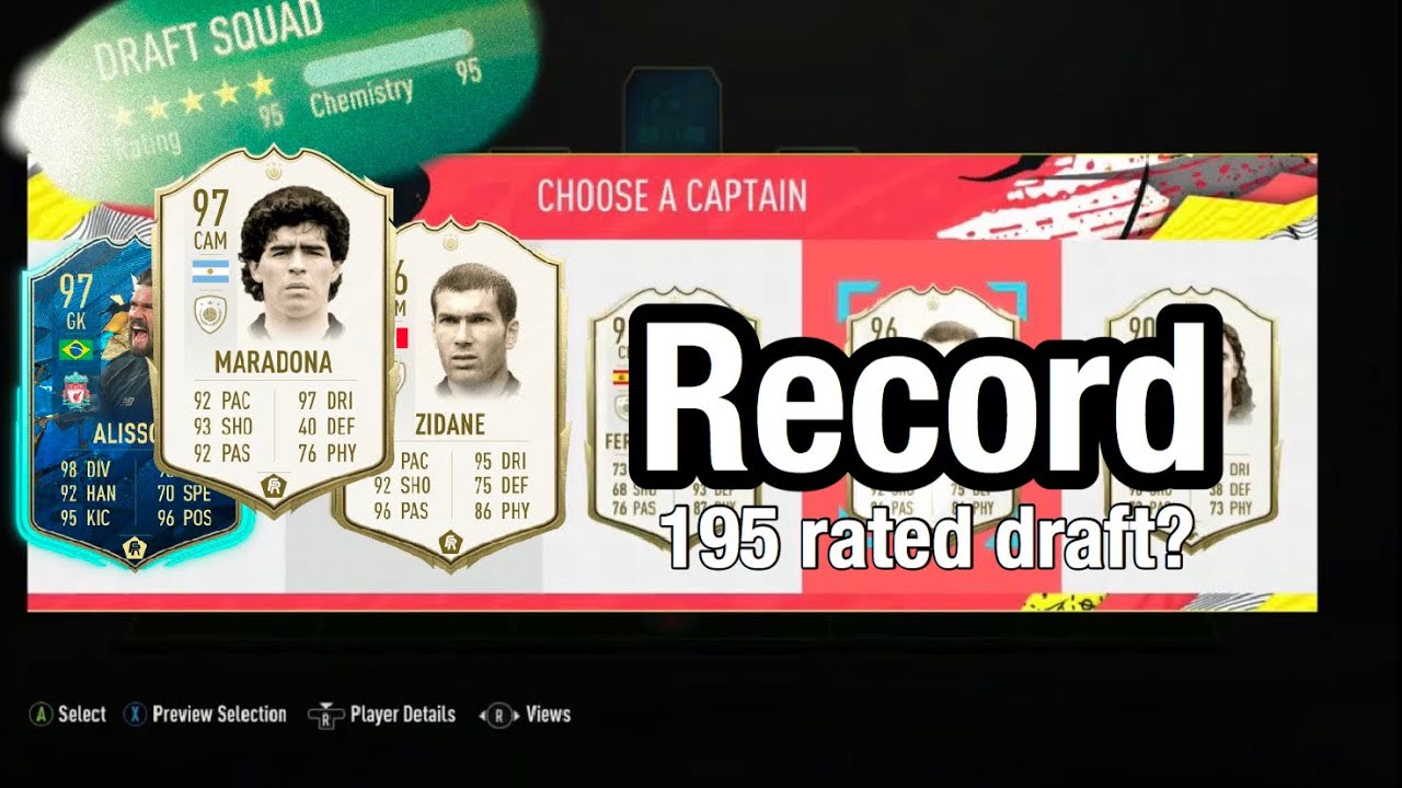 195 rated fut draft? - YouTube