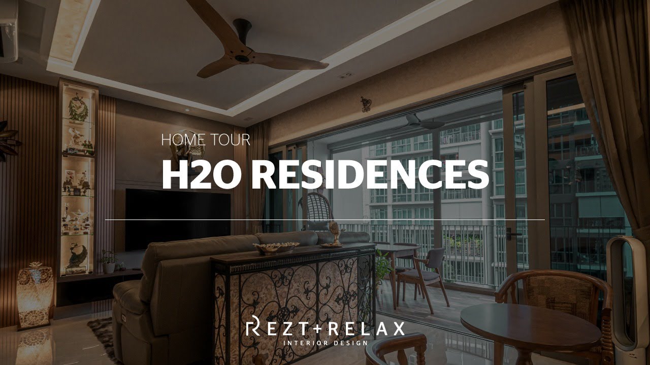 Home Tour 3 Bedroom+Study Resale: H2O Residences Modern Contemporary ...