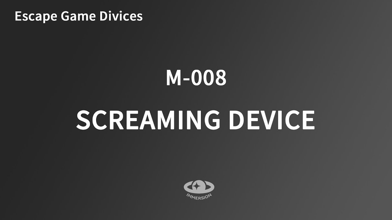 M-008 SCREAMING DEVICE - YouTube