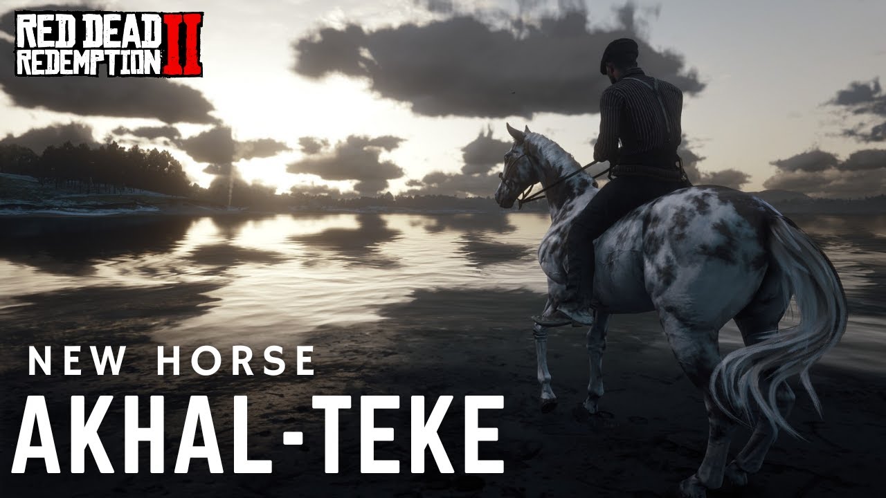 New Horse │ Akhal Teke Horse - Red Dead Redemption 2 - Modded PC - YouTube